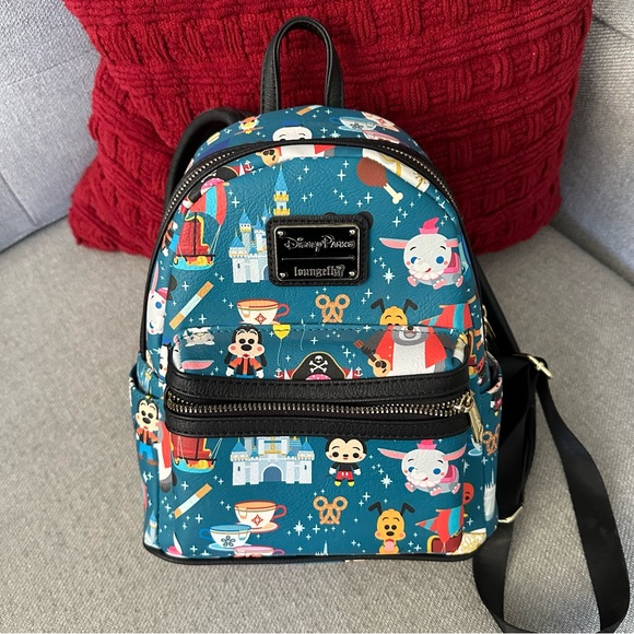 Loungefly | Bags | Loungefly Disney Characters Mini Backpack | Poshmark